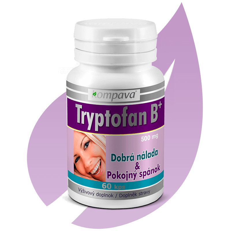 Tryptofan B+ - aminokyselina pre dobrý spánok • kompava.sk